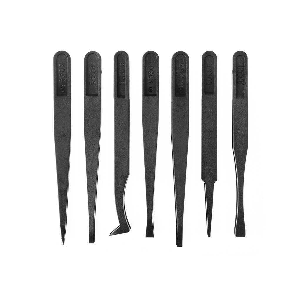 Anti-static Plastic Tweezers Kits For Mobile Phone PCB Repair