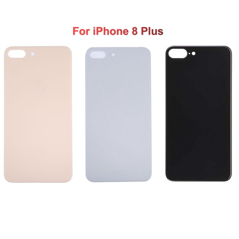 Back Glass Cover With Big Camera Hole Replacement For Apple iPhone 8 ...