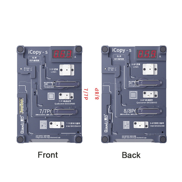 Qianli iCopy-S Double Sided Chip Test Stand 4 in1 Logic Baseband EEPROM ...