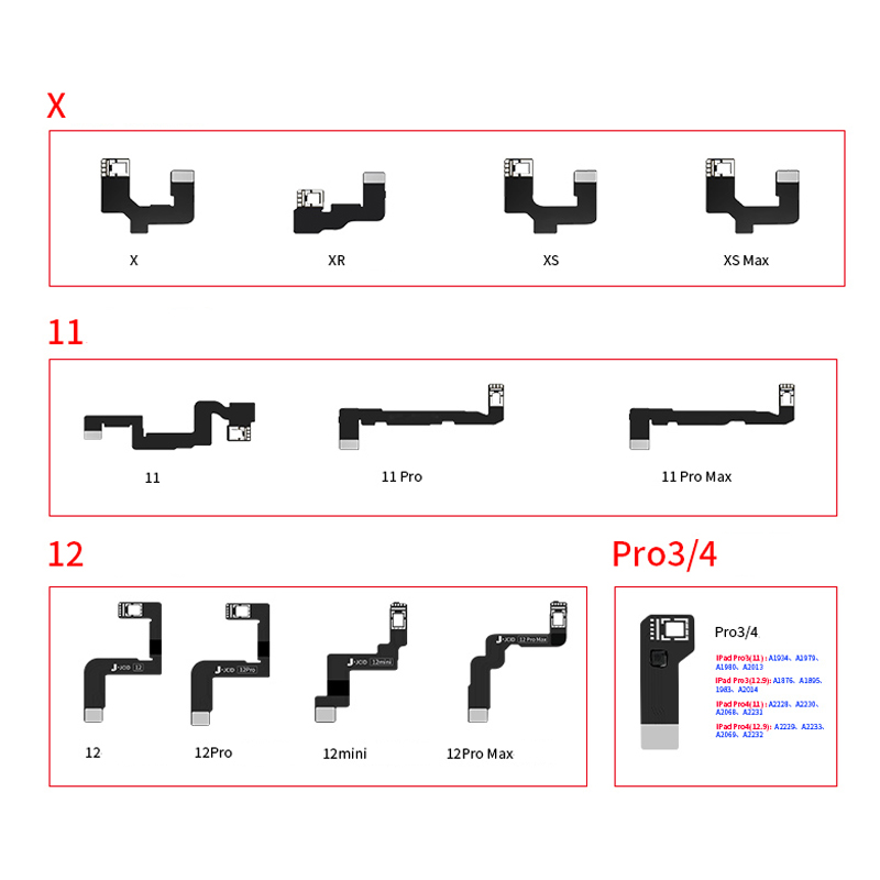 JC Dot Matrix Cable for X - 12 Pro Max Face ID Repairing