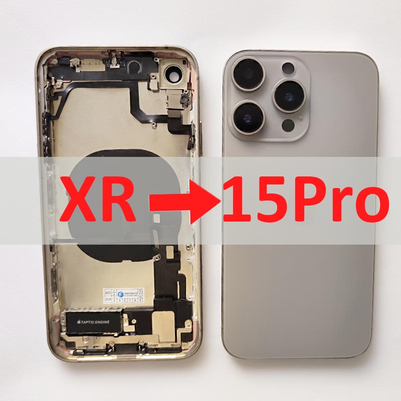 Full Assembly Rear Back Chassis Housing For iPhone XR Convert to iPhone ...