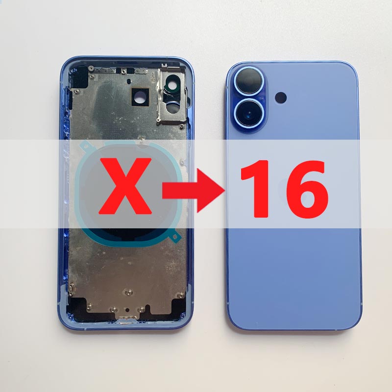 Turn iPhone X into a Brand New iPhone 16 Housing, iPhone X Body 16 Back ...