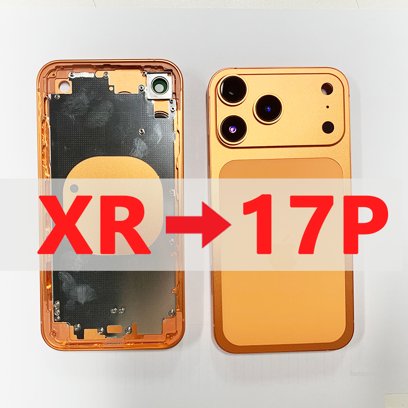 DIY iPhone XR Convert to 17 Pro, XR Body iPhone 17 Pro Back Cover ...